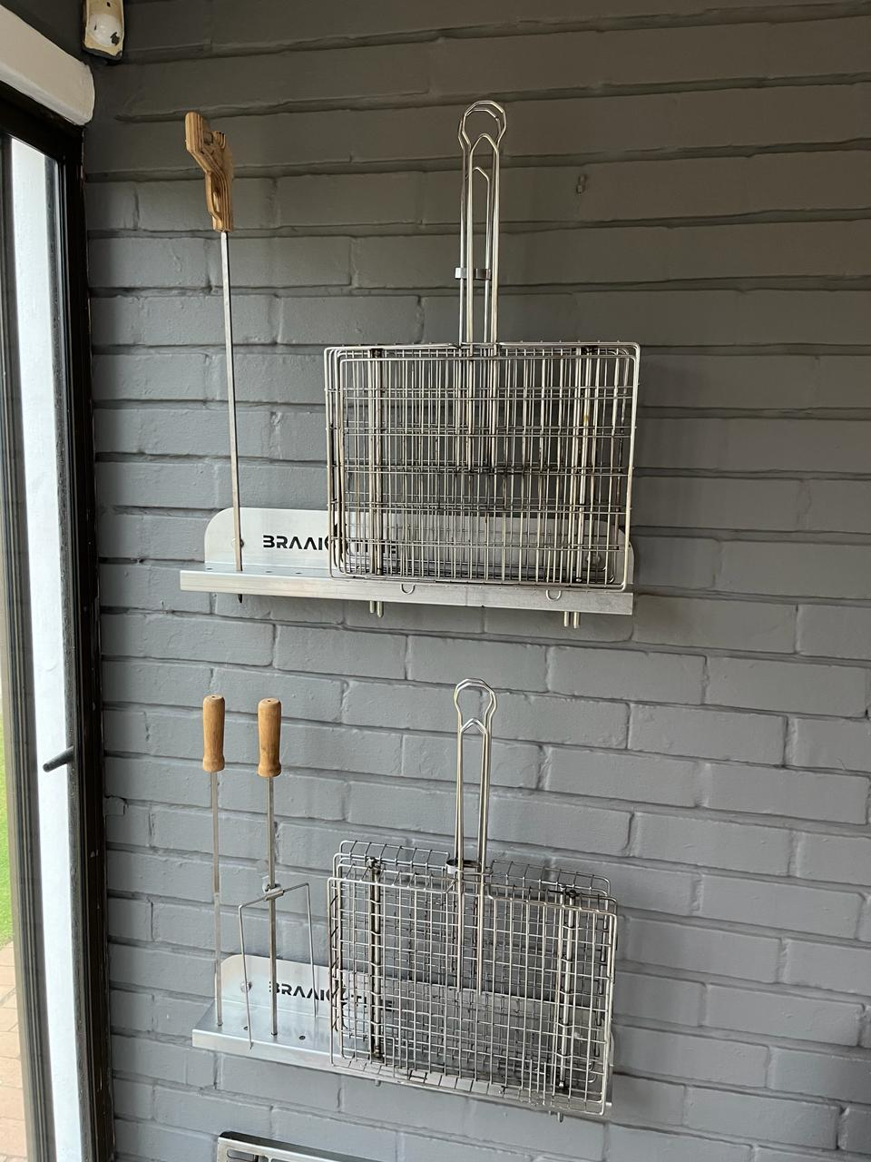 Roosterbraai: Grid Storage bracket – craft braai